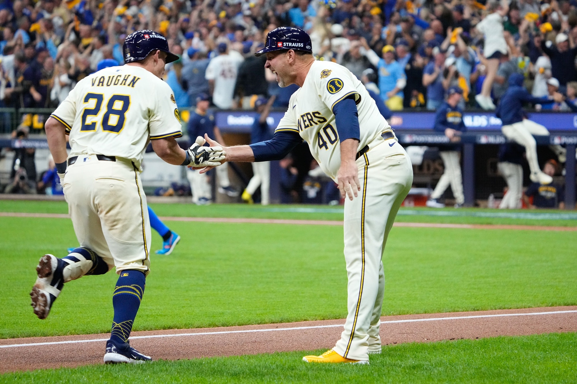 Andrew Vaughn Sends Fans Into Frenzy As Brewers Complete Historic ...