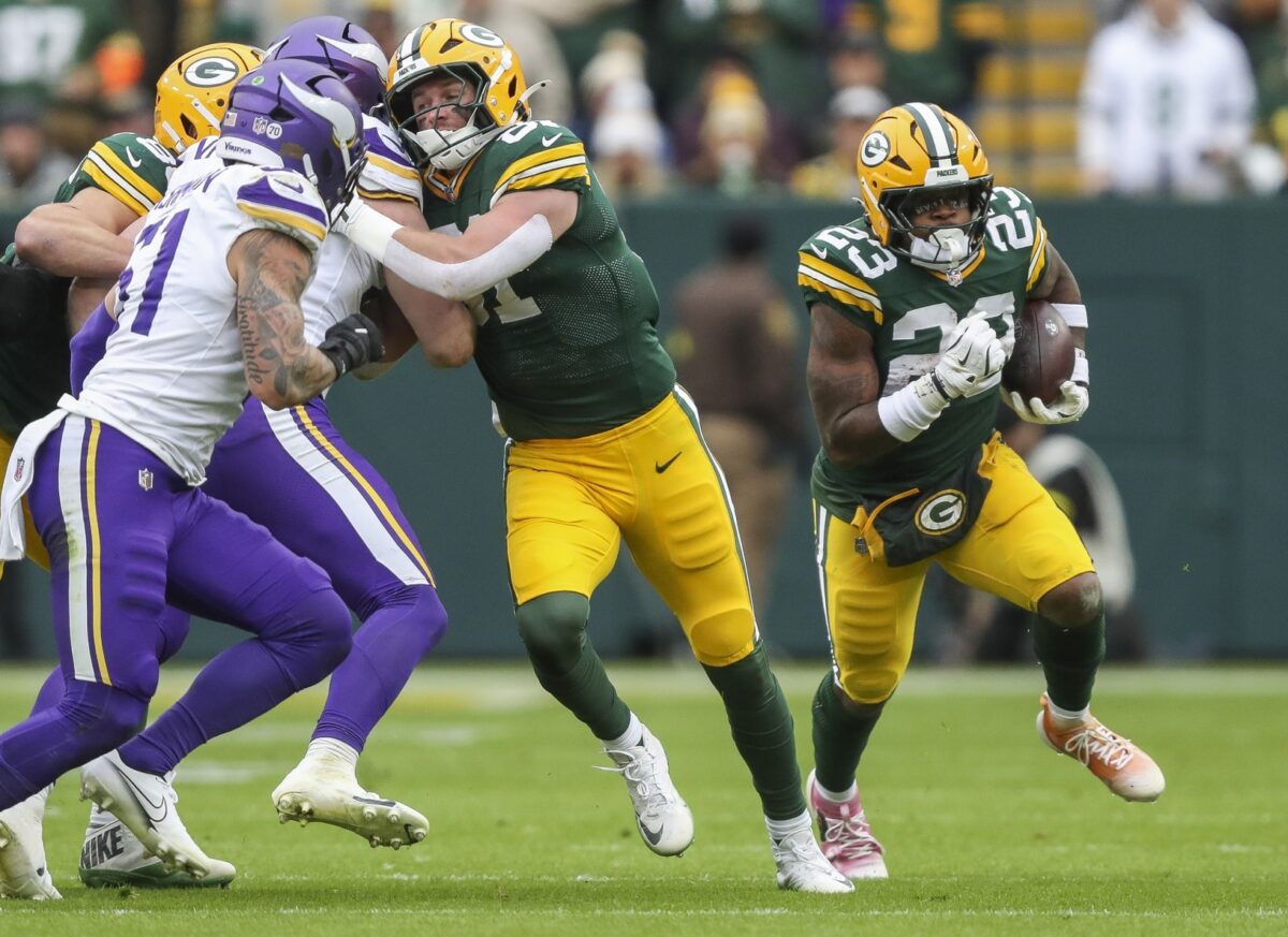 Green Bay Packers: Emanuel Wilson Up For Weekly NFL Award After 107 ...